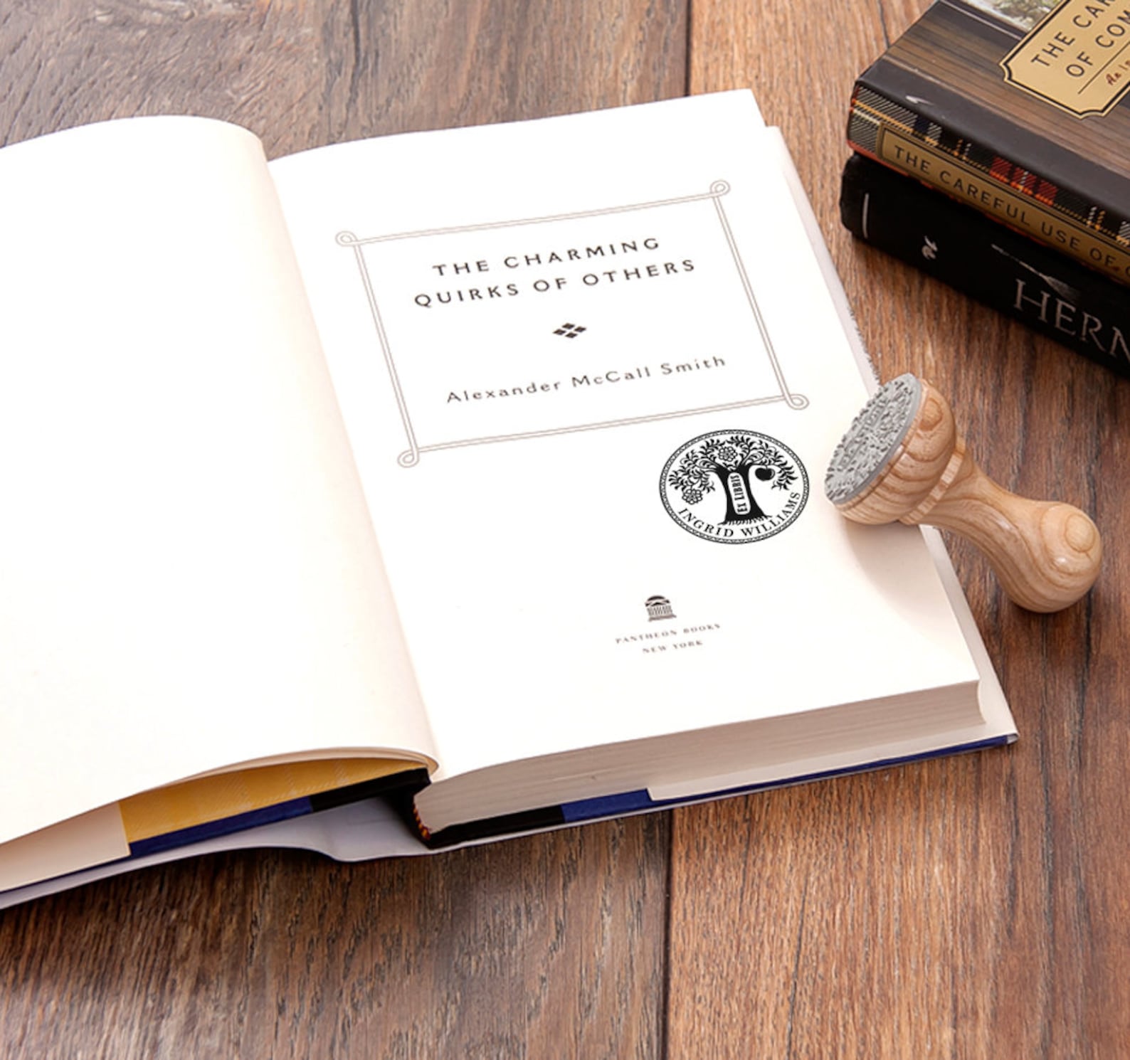 Apple Tree Ex Libris Stamp, Art Gift Personalized, Special Box - Etsy