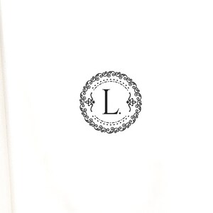 Letter L Rubber Stamp, Monogram Name Initial L, Alphabet Letter L ...