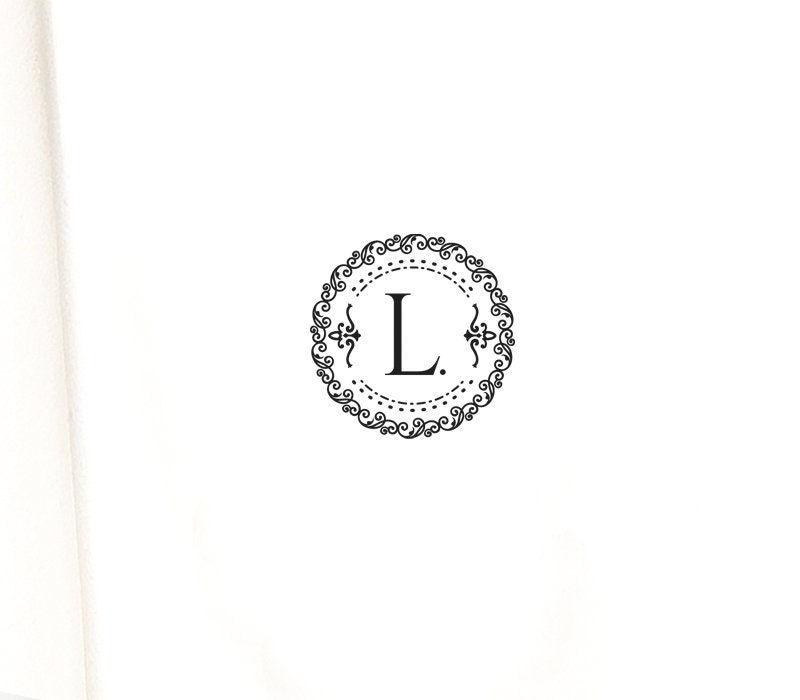 Letter L Rubber Stamp Monogram Name Initial L Alphabet - Etsy