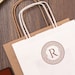 LETTER R STAMP - Monogram R Stamp - Business Card Stamp - Initial Gift ...