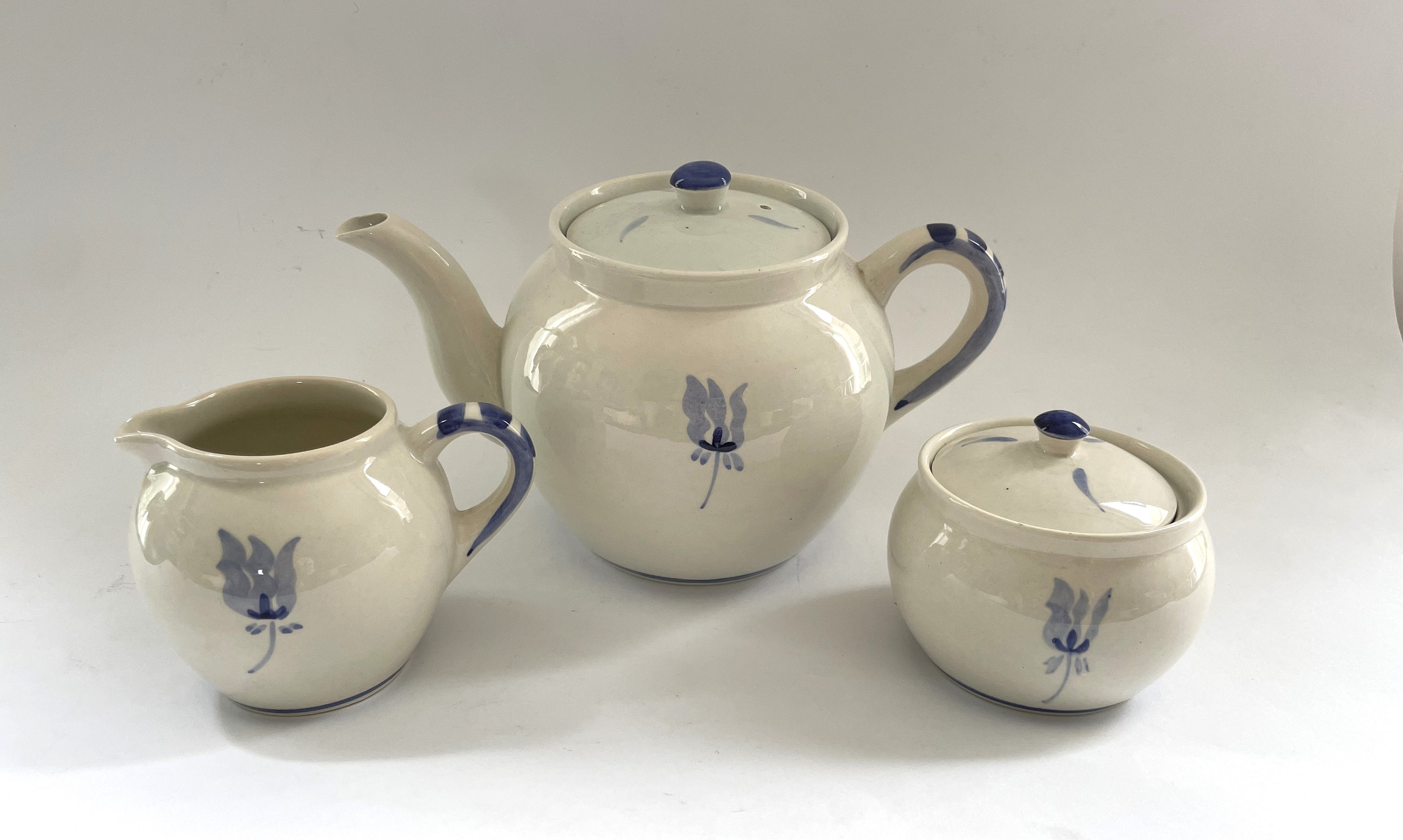 Royal Goedewaagen Holland OLAF Blue Tea Serving Set 1940s - Etsy