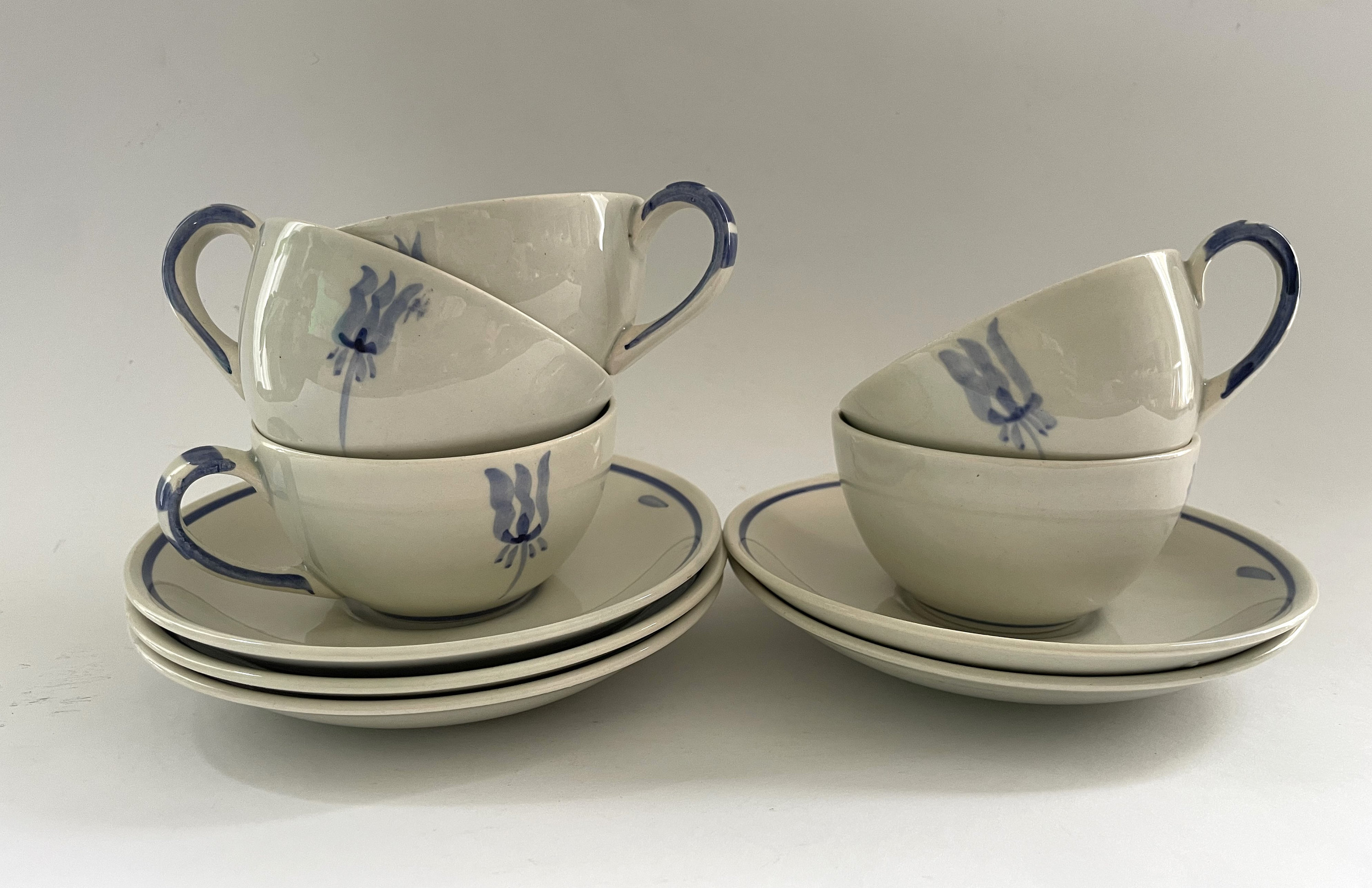 Royal Goedewaagen Holland OLAF Blue Tea Serving Set 1940s - Etsy