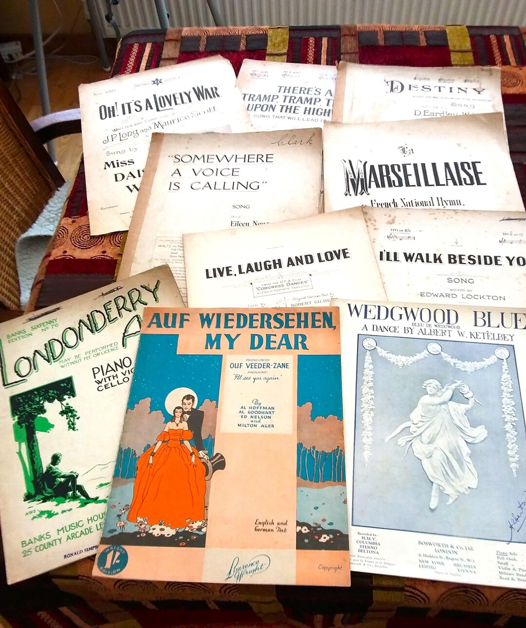Vintage Sheet Music Collection: 1920s-40s Music Hall Melodies - Etsy