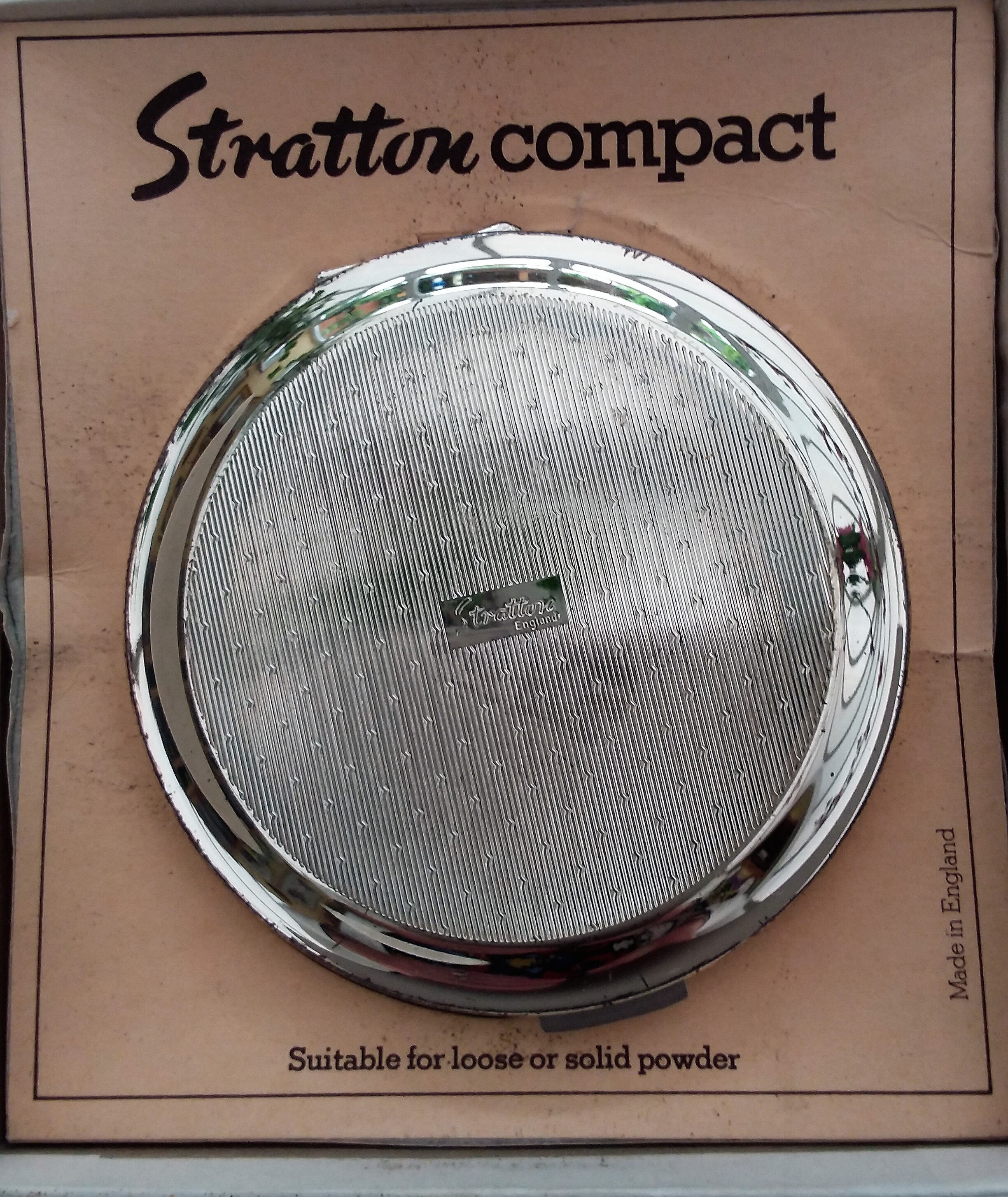Stratton Compact Silver Tone Convertible Powder Compact - Etsy UK