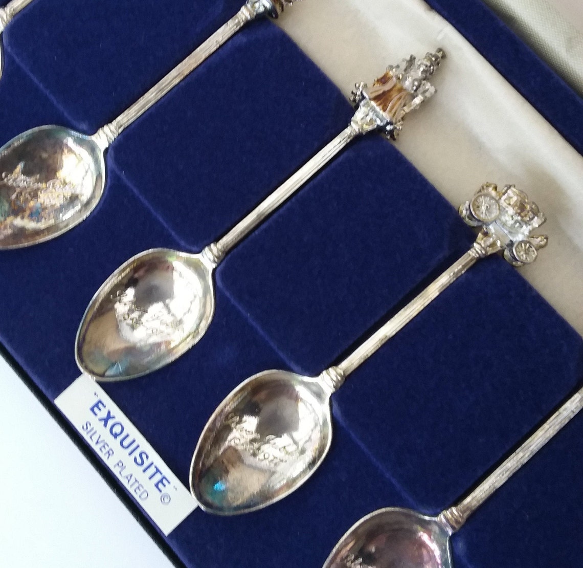 Silver tea spoons Queens Silver Jubilee 6 x Exquisite Silver | Etsy