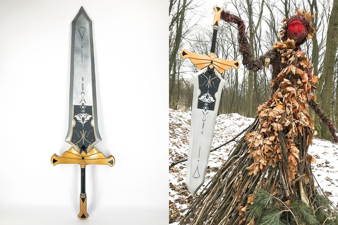 Sword Two-handed Sword Genshin Silver Sword Favonius Greatsword Custom ...