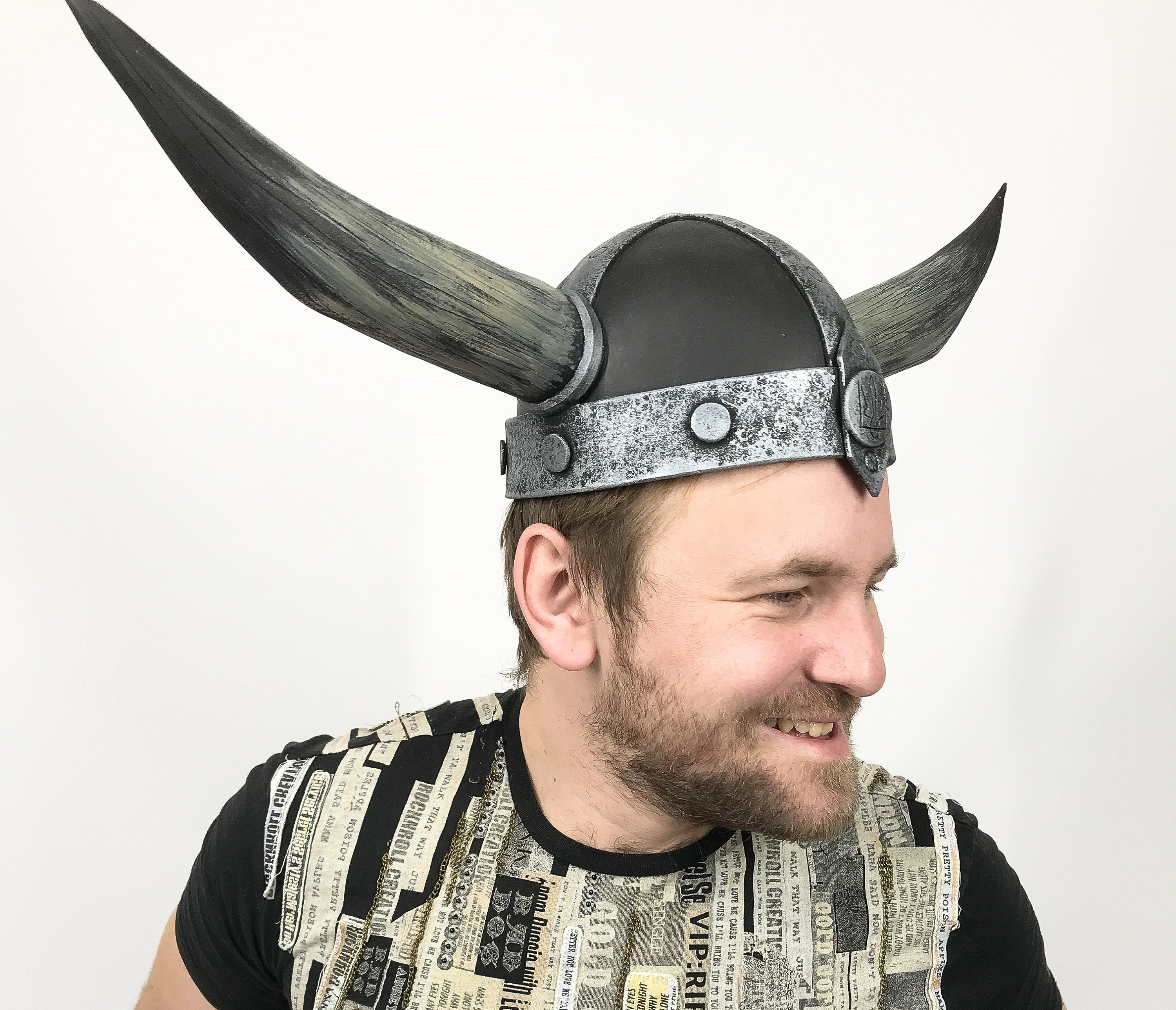 Cosplay Helmet With Horn Medieval Armor Cosplay Props - Etsy