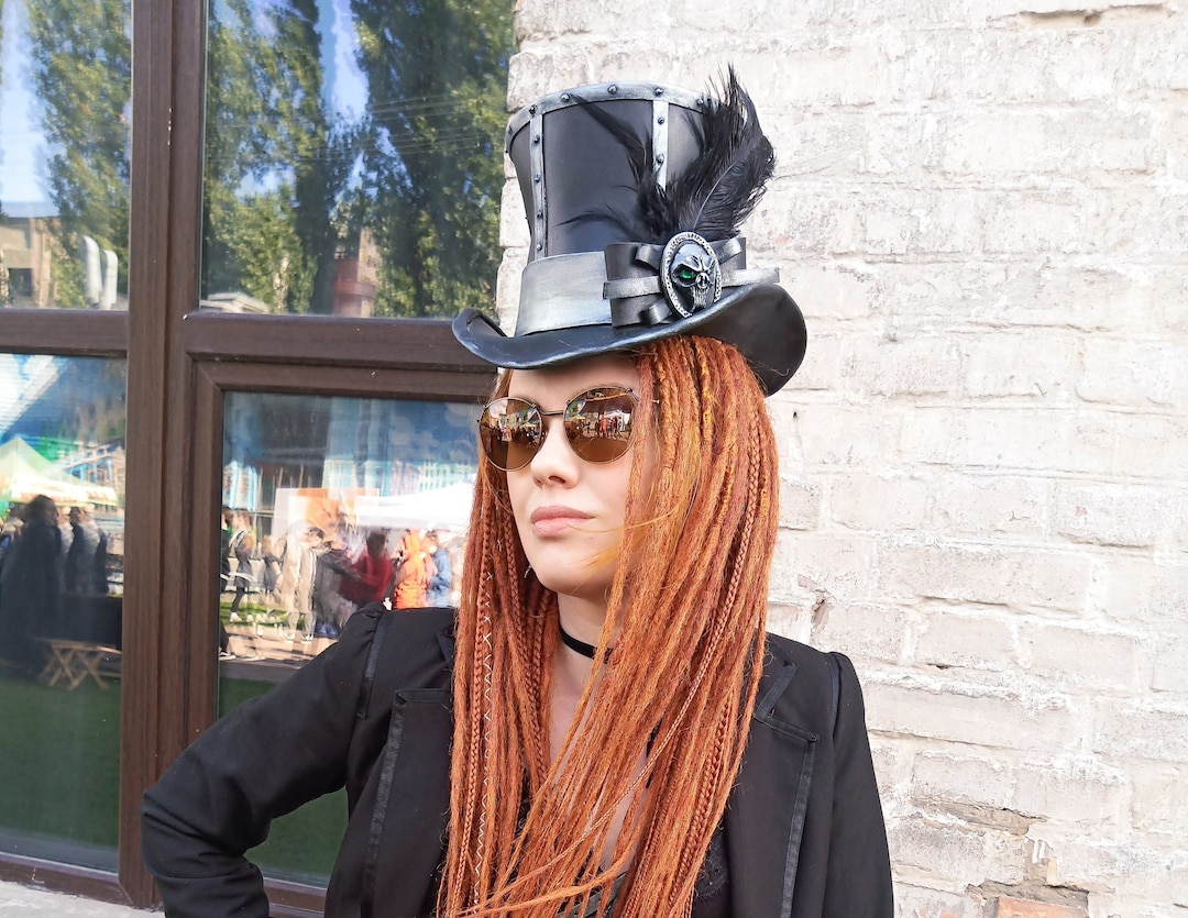 Steampunk Top Hat, Steampunk Cosplay, Victorian Steampunk, Riding Hats ...
