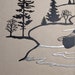 Canoe River Scene, Metal Wall Art, River, Canoe, Trees, Water, Lake ...