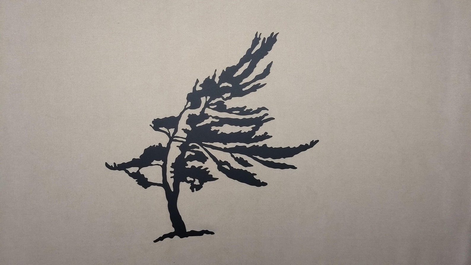 Windswept Tree, Metal Wall Art, Metal Tree, Scenic, Decor - Etsy