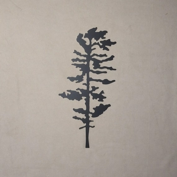 Evergreen Tree Metal Wall Art Metal Tree Scenic White Pine | Etsy Canada