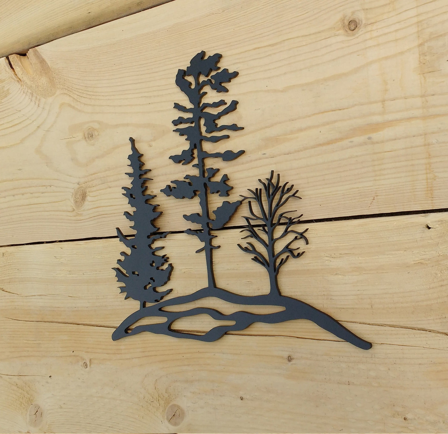 Metal Tree Art Wall Art Decor Decoration Rustic - Etsy