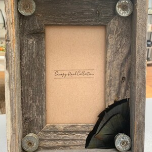 Turkey Feather Picture Frame | Barn Wood | Shotgun Shells | Hunting ...