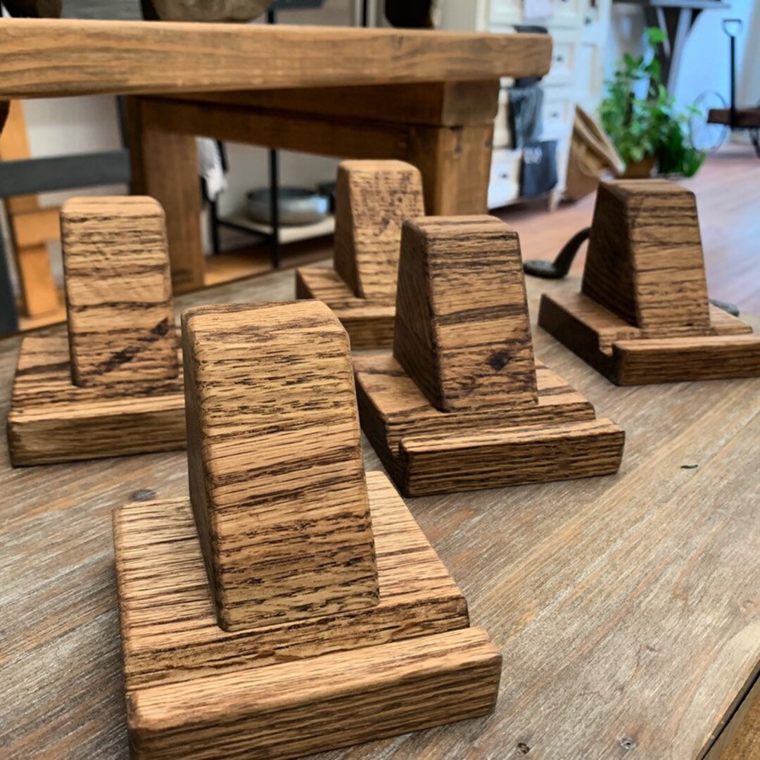 Wood Cell Phone Stand - Etsy