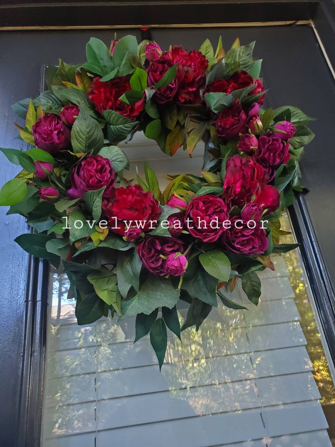 20 Inch Mixed Peony Fall Spring Front Door Wreaths Fall - Etsy