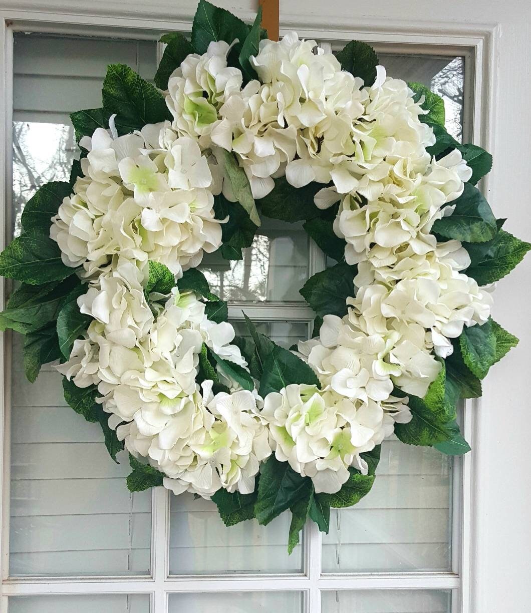 Large Hydrangea Wreath, Spring Wreath , Summer Wreath ,hydrangea Wreath ...