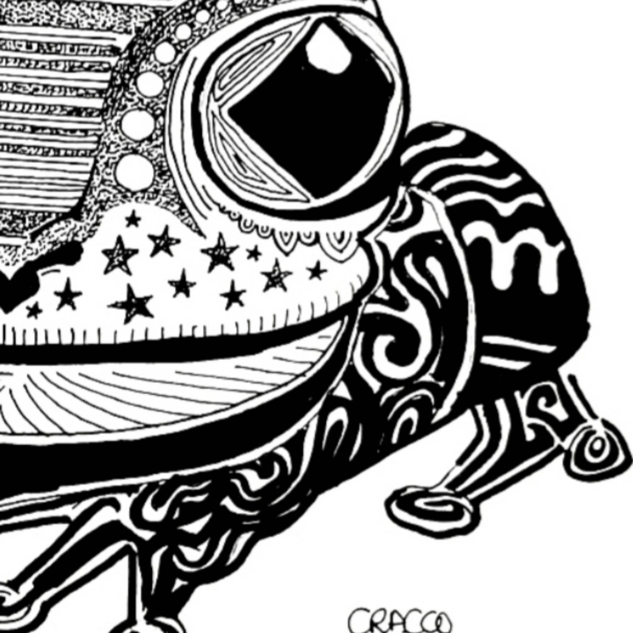 FROG / FROG French Animal Wall Art Print, Animal Poster, Black White ...