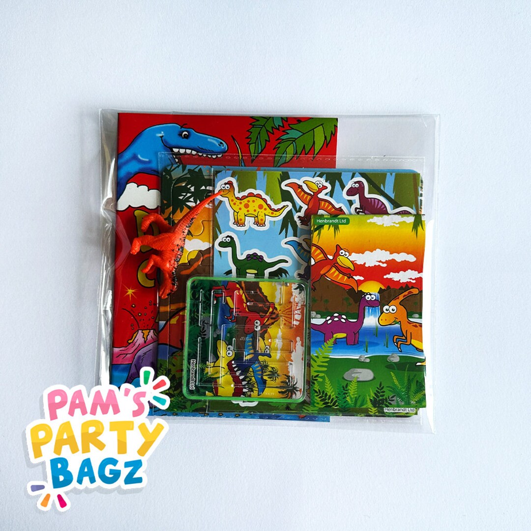 Pre-filled Dinosaur Party Pack - Etsy