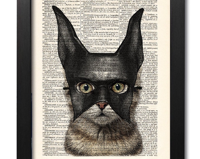 Astronaut Kitten Dictionary Print- Meme-print on Dictionary Page- Meme ...