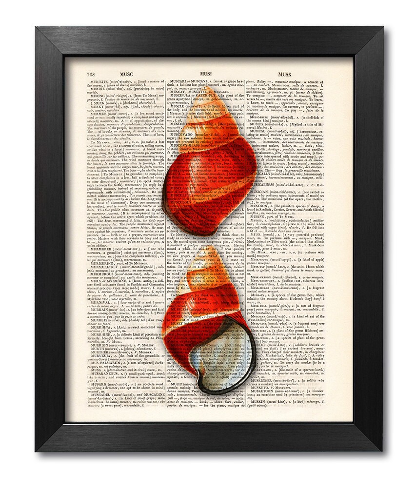 Sea Shells Dictionary Art Print Coastal Decor Vintage Book - Etsy