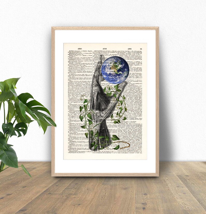 Anatomy Art Hand Holding Earth Anatomy Print Anatomy Art - Etsy