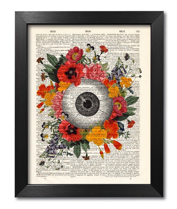 Eyeball Flower Art