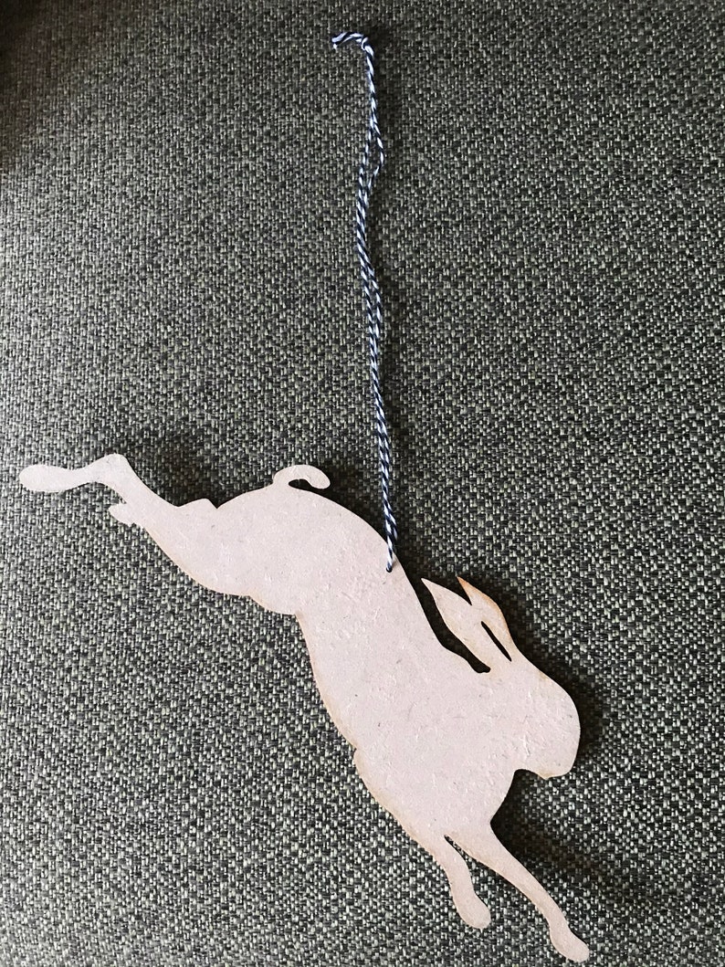 Large Wooden Hare Hanging - 23cm Long - Etsy