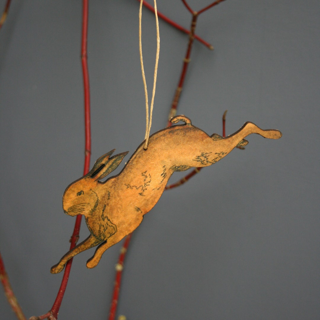 Hare - Wooden Hanging - Etsy
