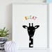 Printable Nursery Decor Printable Art Giraffe Bleat Nursery | Etsy