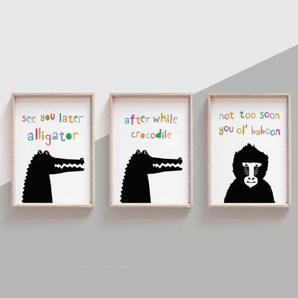 See You Later Alligator Poster - Etsy
