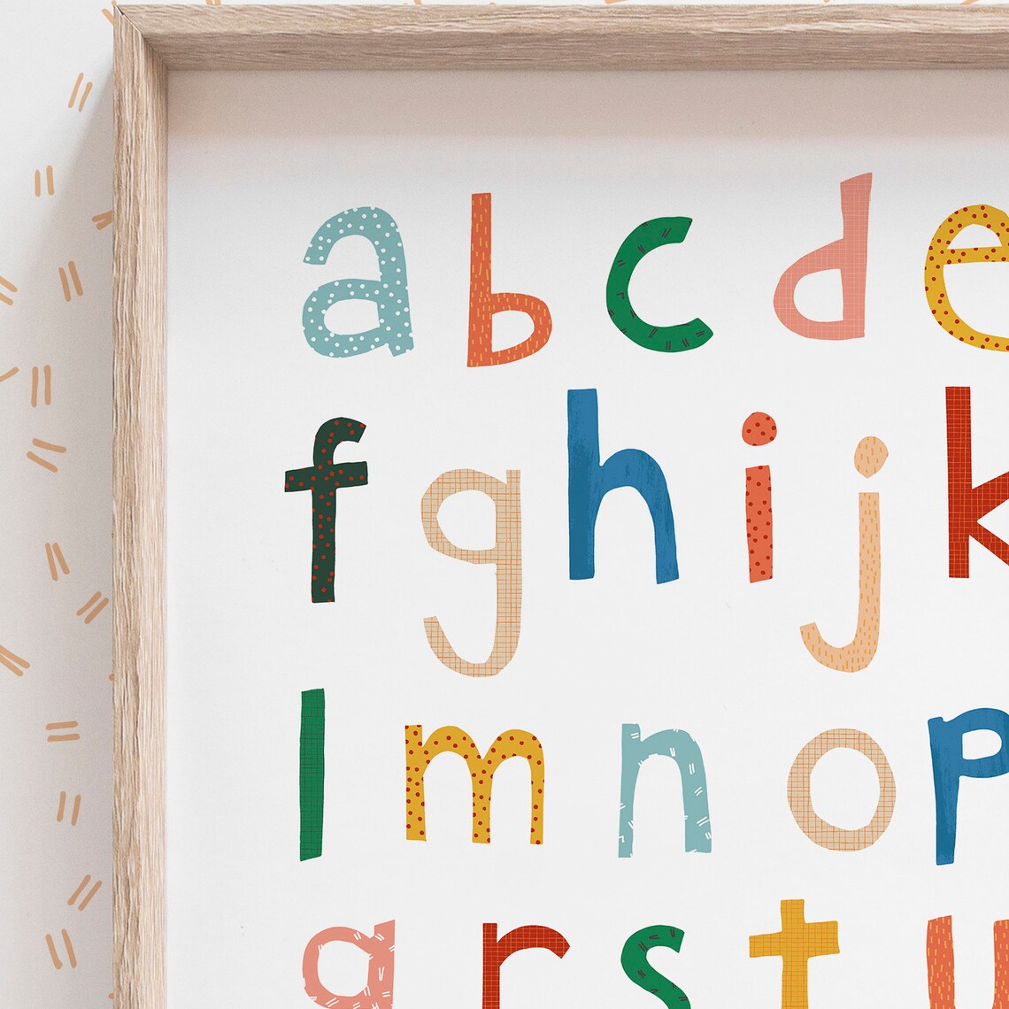 ABC Poster Classroom Prints ABC Print Educational Posters - Etsy