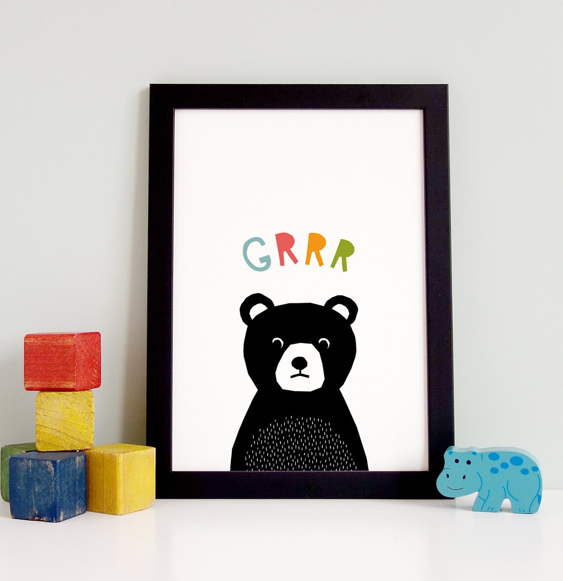 Nursery Decor Nursery Printable Nursery Animal Print Bear | Etsy