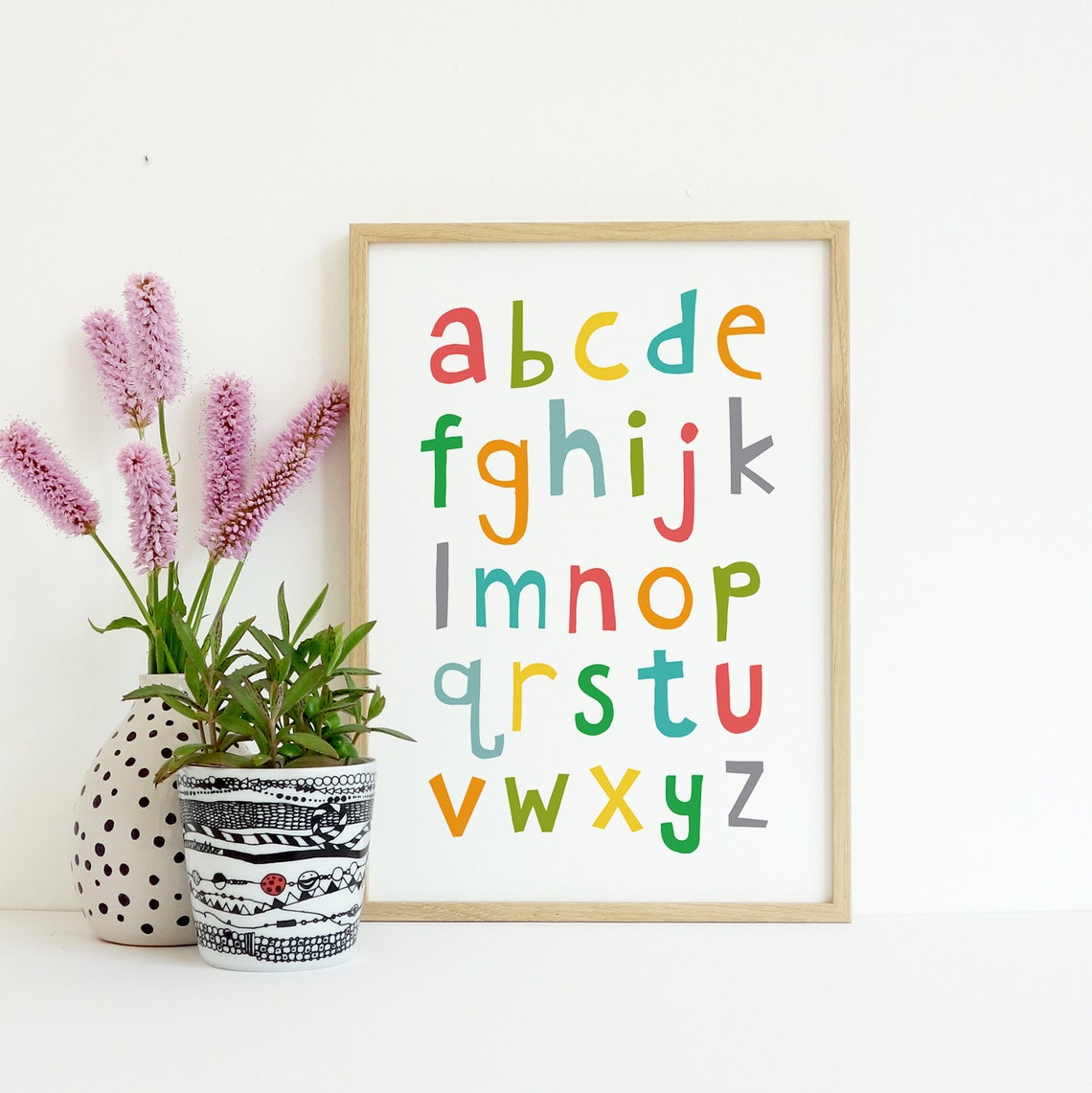 Nursery Decor Educational Print Alphabet Poster Boys - Etsy