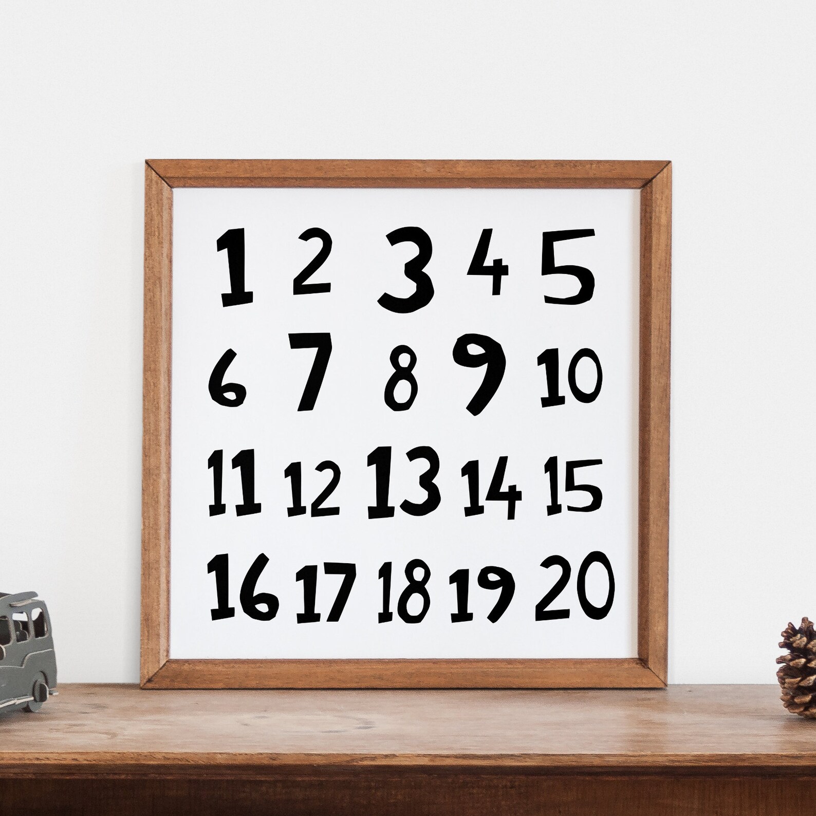 School Poster Classroom Decor Numbers Print Educational - Etsy
