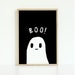 Halloween Decor, Ghost Boo Print, Printable Halloween Decoration, Fall ...