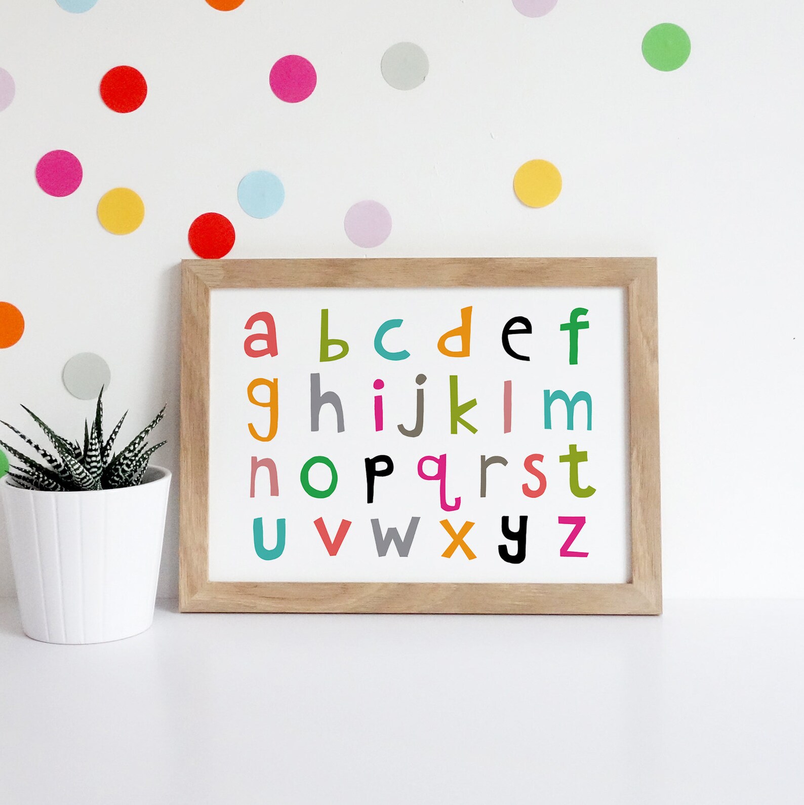 Alphabet Landscape Poster Kids Playroom Poster Playroom Wall | Etsy