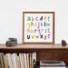 Alphabet and Number Posters Home Learning Posters - Etsy