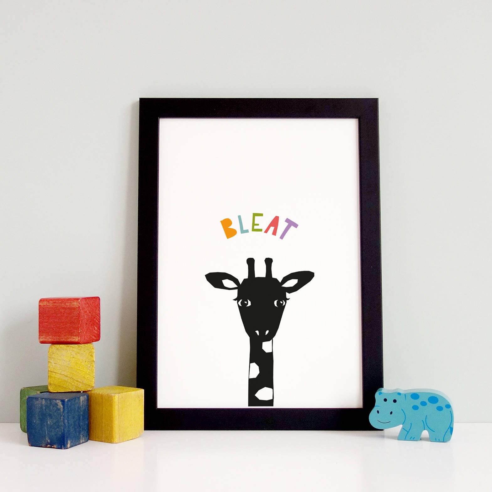 Printable Nursery Decor Printable Art Giraffe Bleat Nursery - Etsy UK
