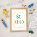Be Kind Printable Wall Art Inspirational Quote Print Wall Art - Etsy UK