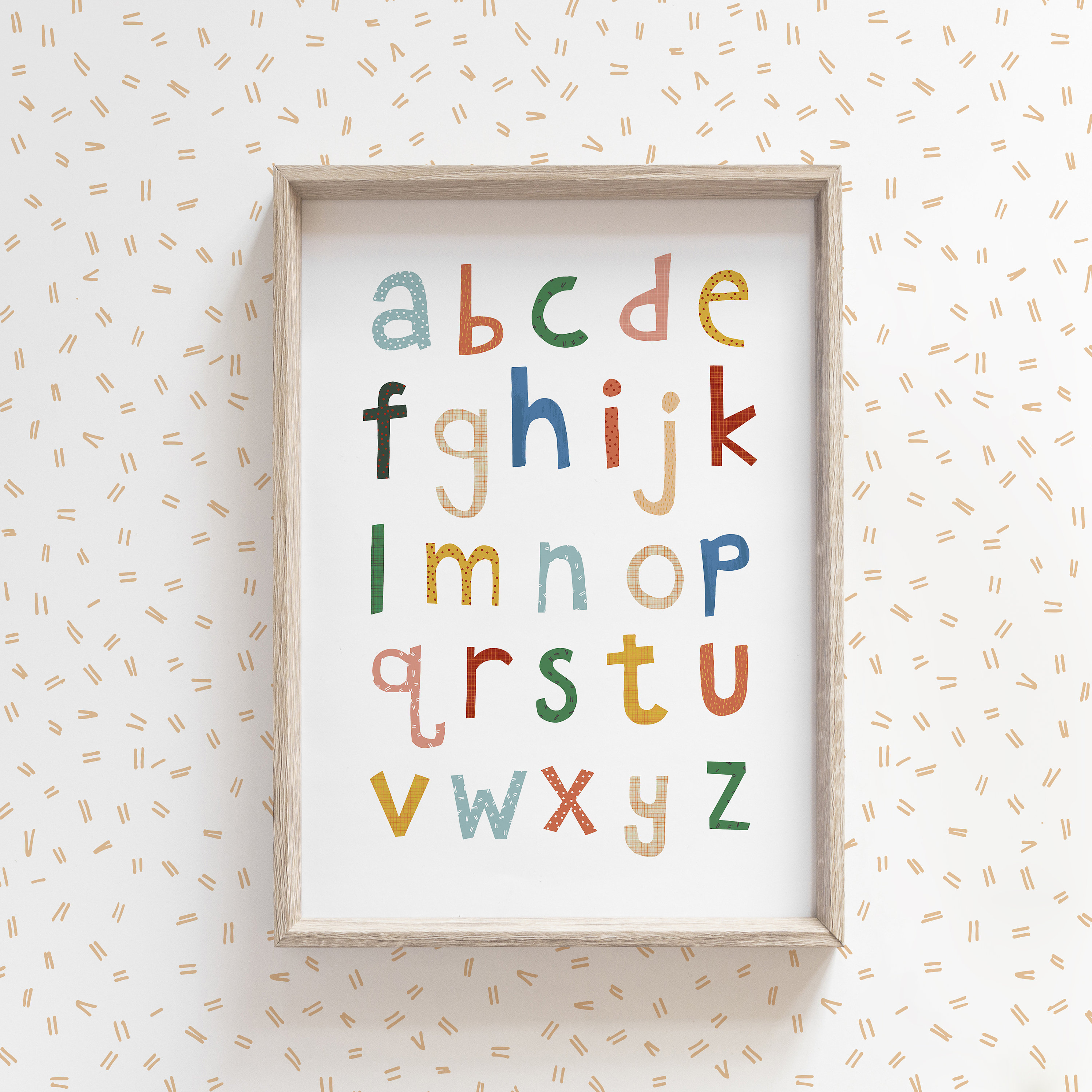 ABC Poster Classroom Prints ABC Print Educational Posters | Etsy