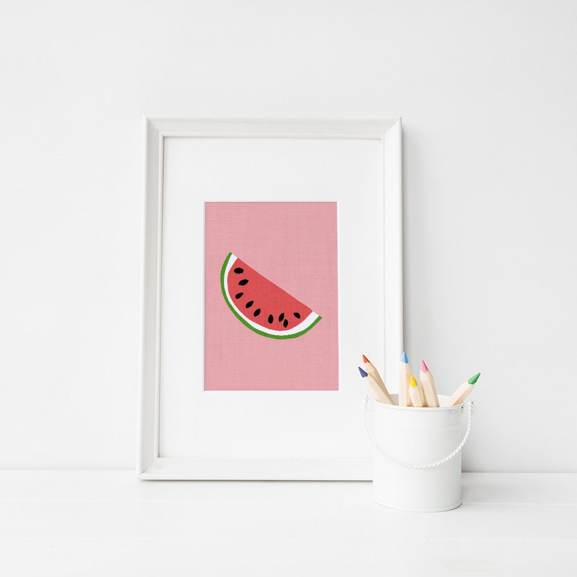Watermelon Print Summer Decor Kitchen Wall Art Watermelon | Etsy
