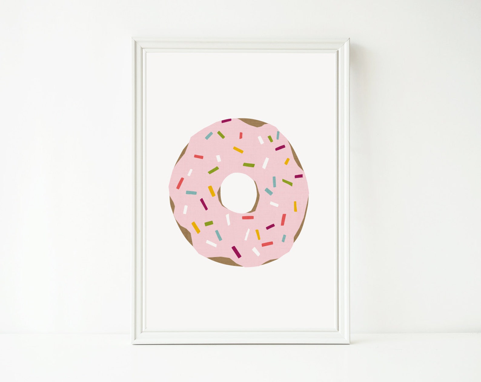 Donut Wall Art Doughnut Print Kitchen Decor Printable Wall - Etsy