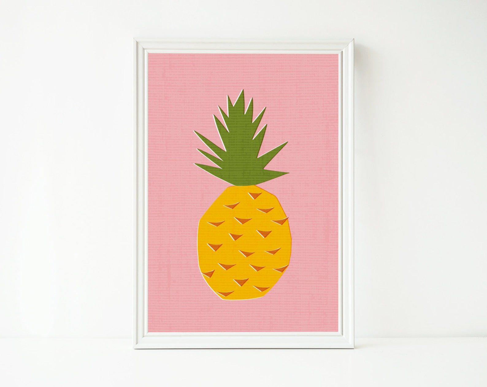 Printable Pineapple Tropical Print Wall Art Decor | Etsy
