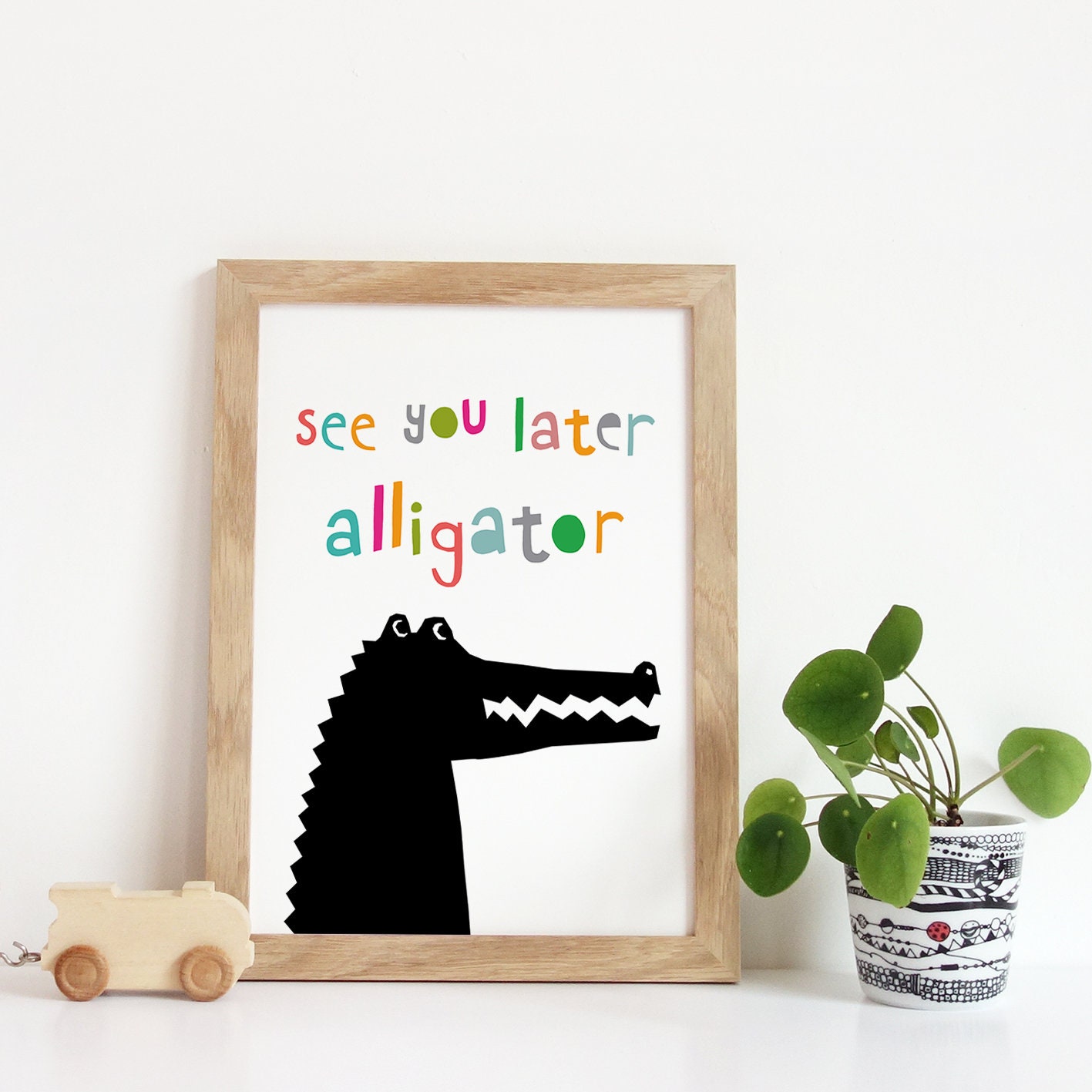 See You Later Alligator Goodbye Sign for Playroom or Hallway | Etsy