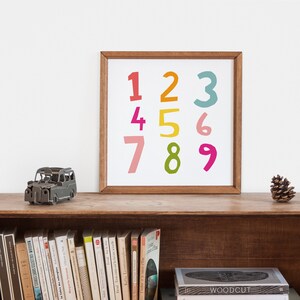 Pink Alphabet and Numbers Printable, Educational Posters, Alphabet ...