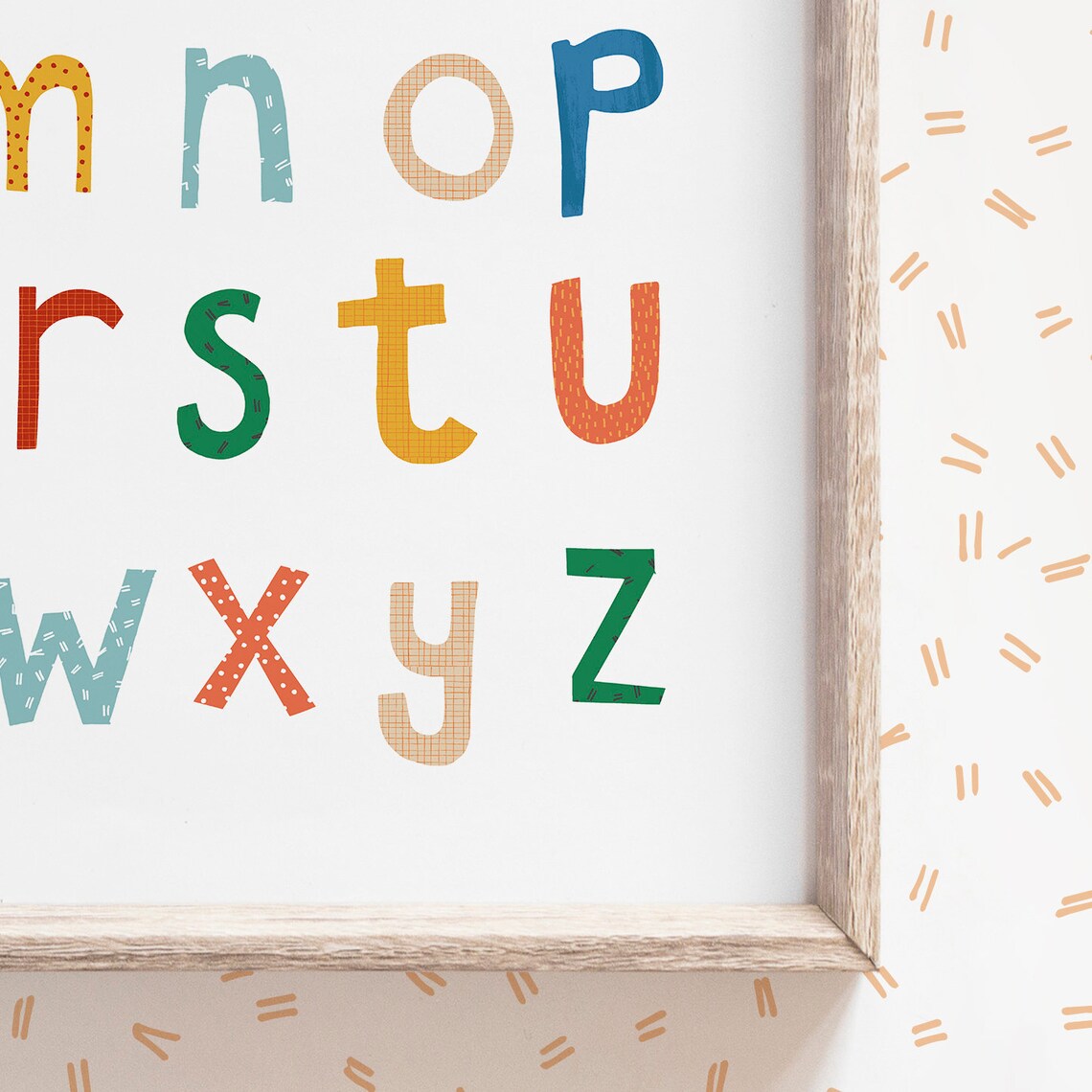 ABC Poster Classroom Prints ABC Print Educational Posters - Etsy