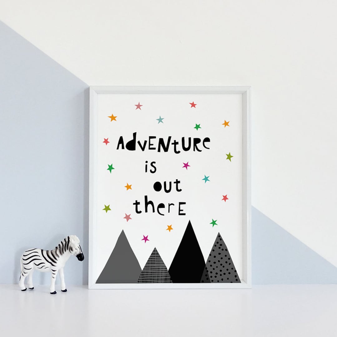 Adventure is Out There Printable Artwork - Etsy