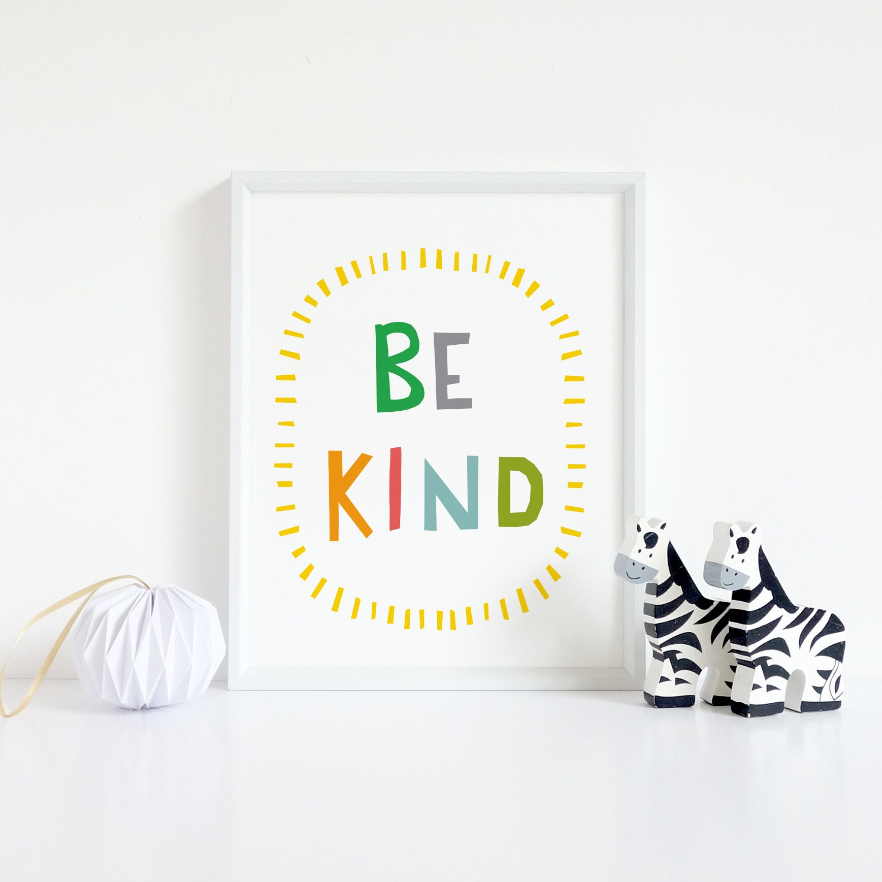 Be Kind Printable Wall Art Inspirational Quote Print Wall Art | Etsy UK