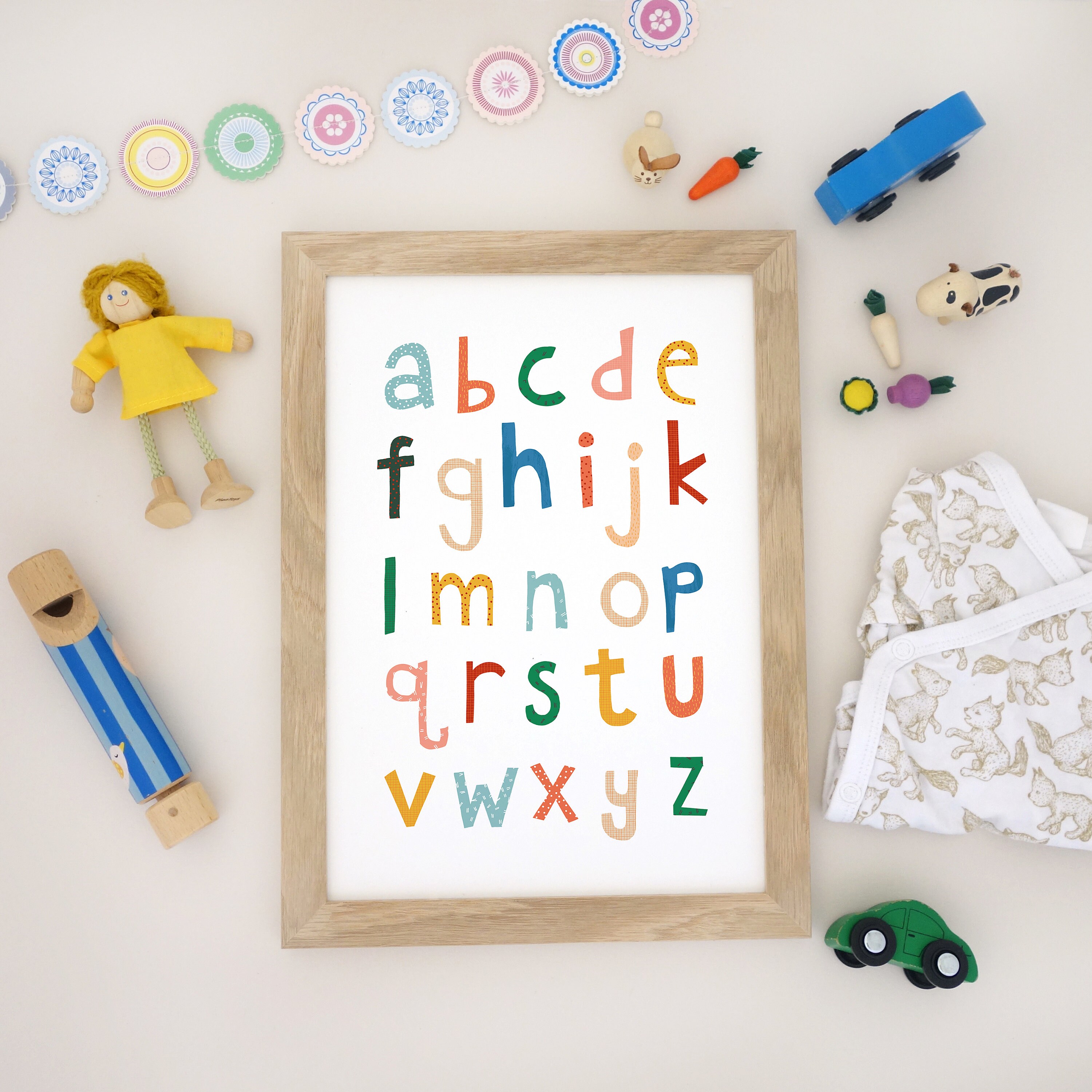 ABC Poster Classroom Prints ABC Print Educational Posters | Etsy