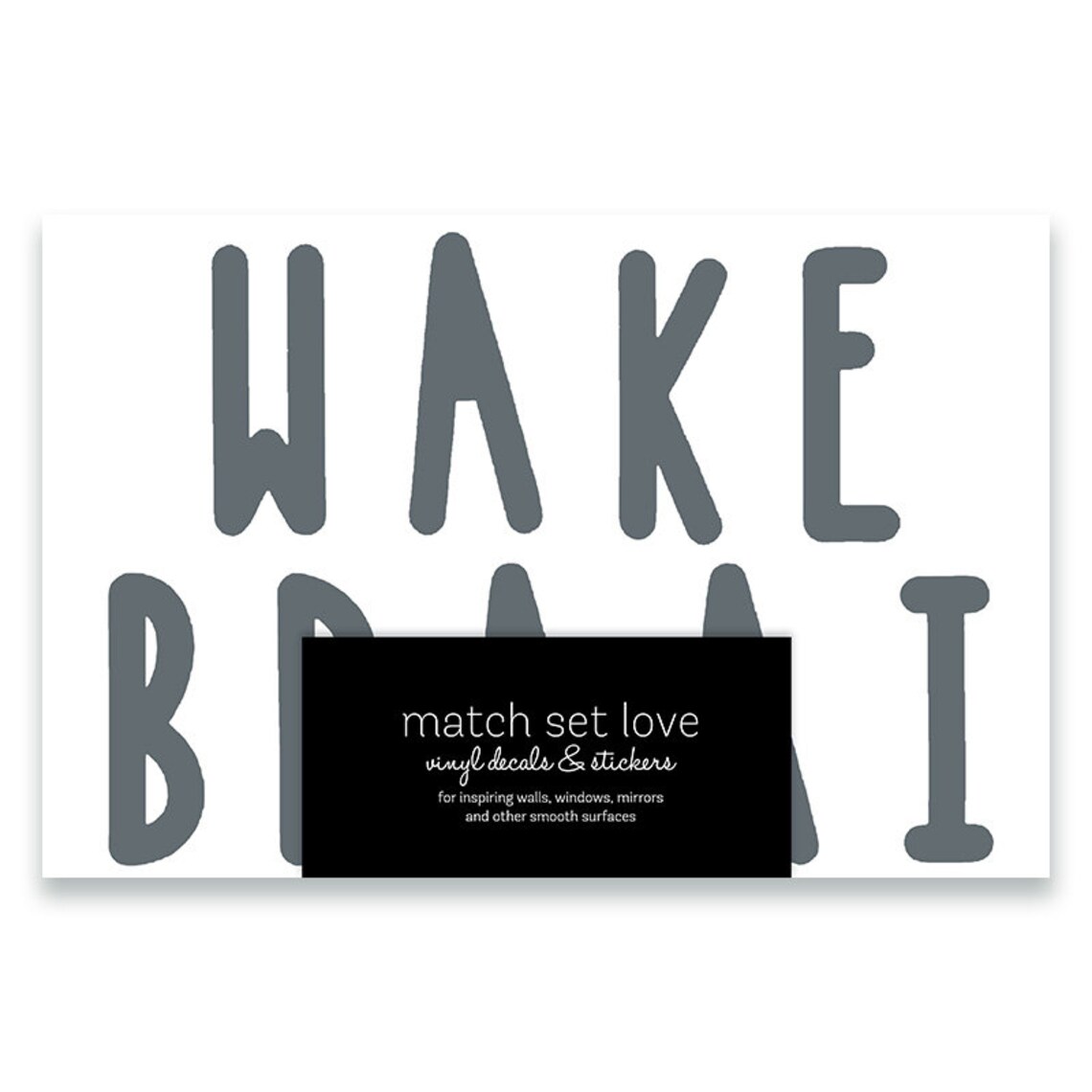 South African Decor Braai Wall Decal Quote Wake Braai | Etsy